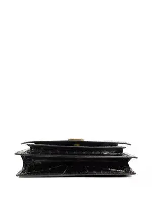 Balenciaga Croc-effect Bb Crossbody Bag