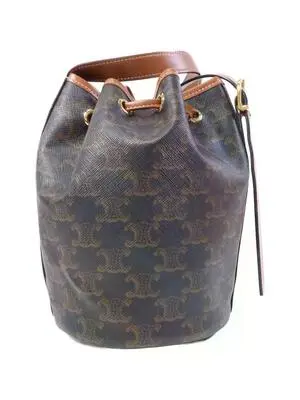 Celine Small Triomphe Canvas Bucket Bag