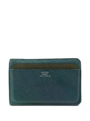 Hermès Epsom Card Case - Blue