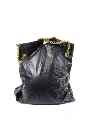 Balenciaga Crush Chain Tote Bag - Black