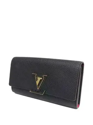 LOUIS VUITTON Capucines Taurillon Leather Wallet
