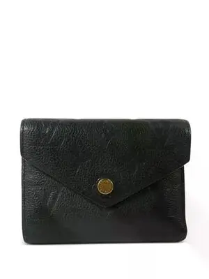LOUIS VUITTON Victorine Monogram Empreinte Wallet - Black