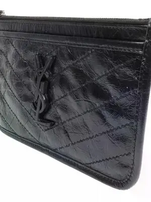 Saint Laurent Niki Quilted Clutch Bag