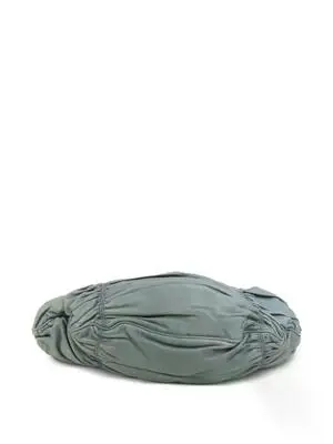 Bally Ruched Leather Shoulder Bag