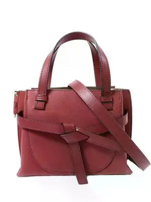 Loewe Gate Knot Tote Bag - Red
