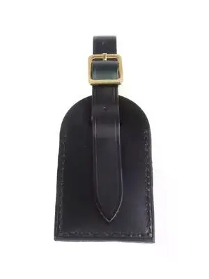LOUIS VUITTON Buckled Leather Luggage Tag