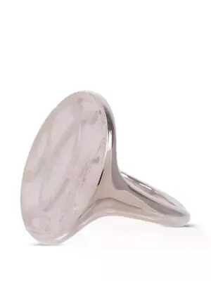 Hermès Cut-out Scarf Ring - Silver