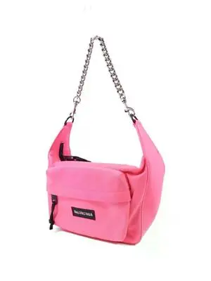 Balenciaga Raver Chain-link Shoulder Bag - Pink