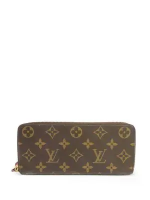 LOUIS VUITTON Monogram Clemence Wallet - Brown