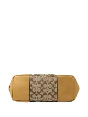 COACH VINTAGE Signature Logo Detail Tote Bag