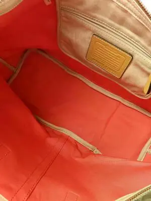 COACH VINTAGE Signature Logo Detail Tote Bag
