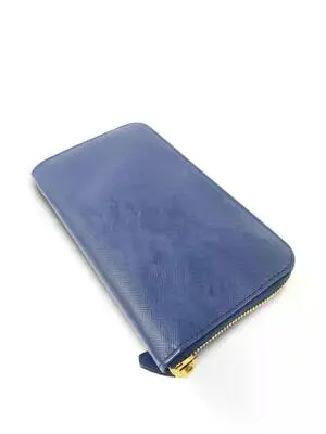 Prada Saffiano-leather Logo-plaque Wallet