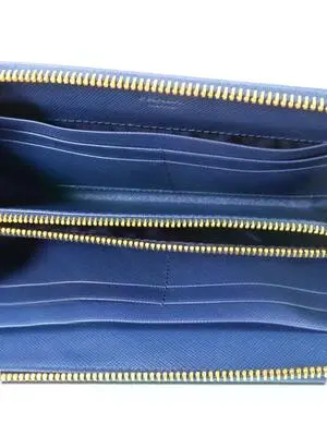 Prada Saffiano-leather Logo-plaque Wallet