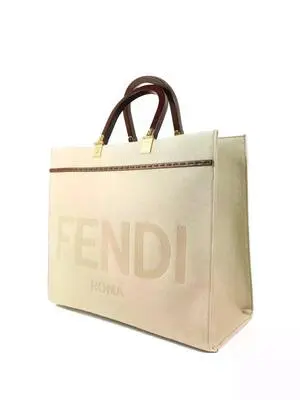 Fendi Sunshine Logo-embossed Shoulder Bag