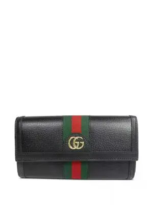 Gucci Ophidia Stripe Wallet - Black