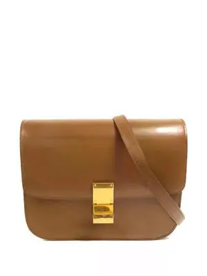 Celine Medium Classic Box Shoulder Bag - Brown