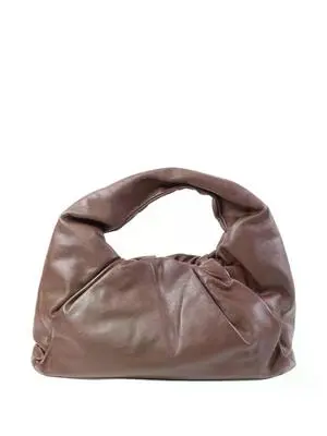 Bottega Veneta Gathered Tote Bag - Brown