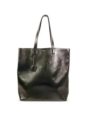 Saint Laurent Bold Crinkled-leather Tote Bag