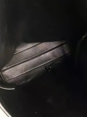 Saint Laurent Bold Crinkled-leather Tote Bag