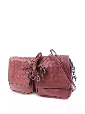 Bottega Veneta Intrecciato Weave Leather Shoulder Bag