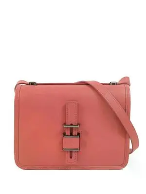 Loro Piana Lock-in Leather Shoulder Bag - Pink