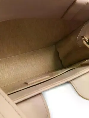 Chloé Woody Leather Tote Bag - Neutrals