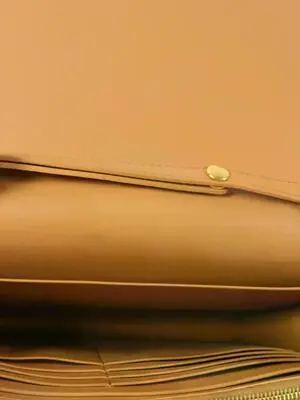 Celine Frame Leather Clutch Bag