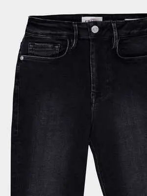 FRAME Le One Skinny Cropped Jeans