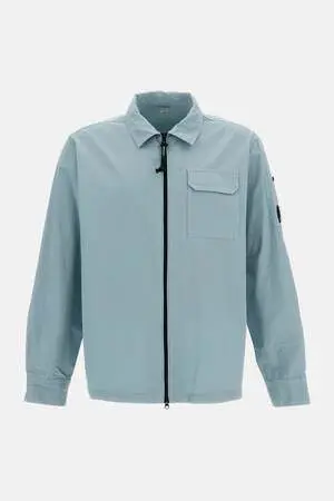 C.P. COMPANY Organic Gabardine Overshirt - Multicolor