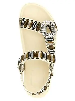 ROGER VIVIER Slidy Viv Trek Sandals - Multicolor