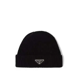 Prada Wool And Cashmere Blend Beanie