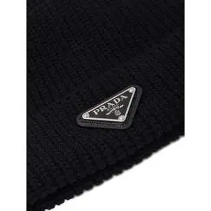 Prada Wool And Cashmere Blend Beanie