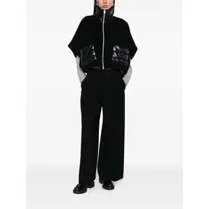 Herno Quilted Panels High Neck Zip-up Jacket