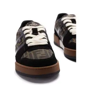 Fendi Low-top Sneakers With Monogram Pattern