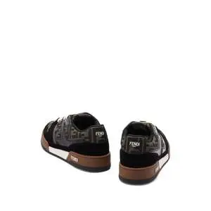 Fendi Low-top Sneakers With Monogram Pattern