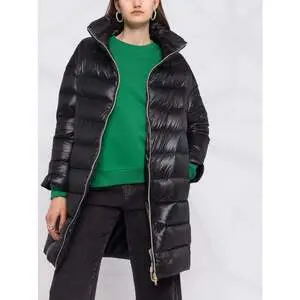 Herno Padded Single-breasted Coat - Black