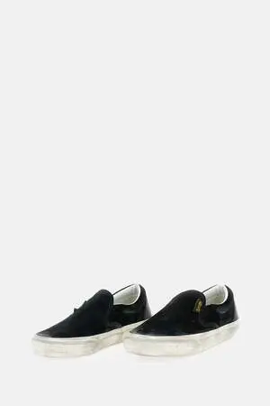 GOLDEN GOOSE Black Suede Slip-on Sneakers