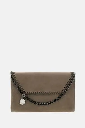 Stella McCartney Falabella Wallet With Chain Alter Suede Bag - Multicolor