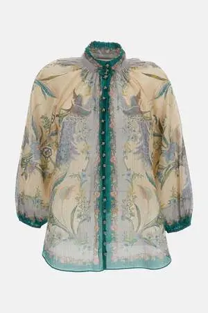 Zimmermann Indra Billow Blouse - Multicolor