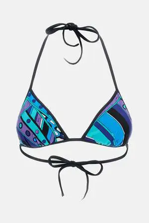 Emilio Pucci Triangle Bikini Top - Multicolor