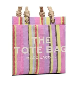 Marc Jacobs The Tote Bag Striped Mesh Tote Bag - Multicolor