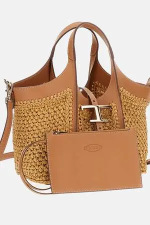 TOD'S Crochet Mini Shopper Bag