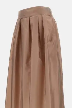 Max Mara Effetto" Wide Midi Skirt - Multicolor