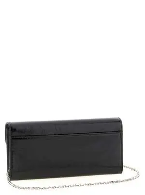 ROGER VIVIER Belle Vivier Patent Leather Wallet On Chain