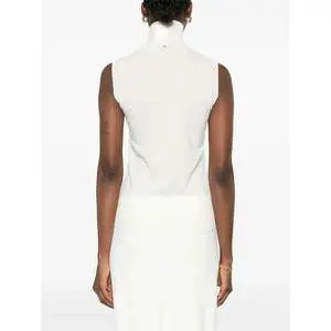 Sportmax Spxeschimo Turtleneck Sleeveless Top - Multicolor
