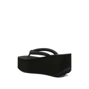 Alexander Wang Platform Flip Flops - Black