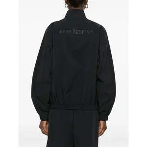Alexander Wang Zip-up Jacket With Stand Collar - Black