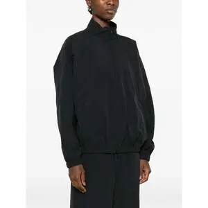 Alexander Wang Zip-up Jacket With Stand Collar - Black