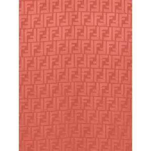 Fendi Silk Ff Motif Scarf With Fringe