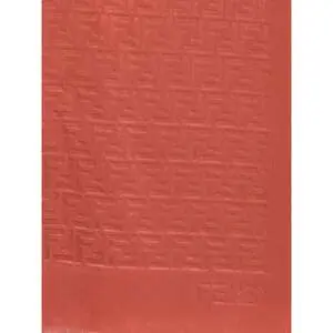 Fendi Silk Ff Motif Scarf With Fringe